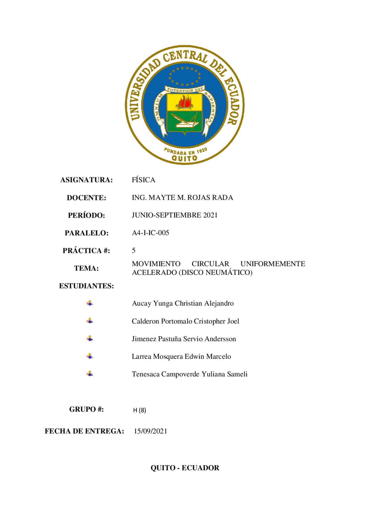 Informes de prácticas de laboratorio - Docsity