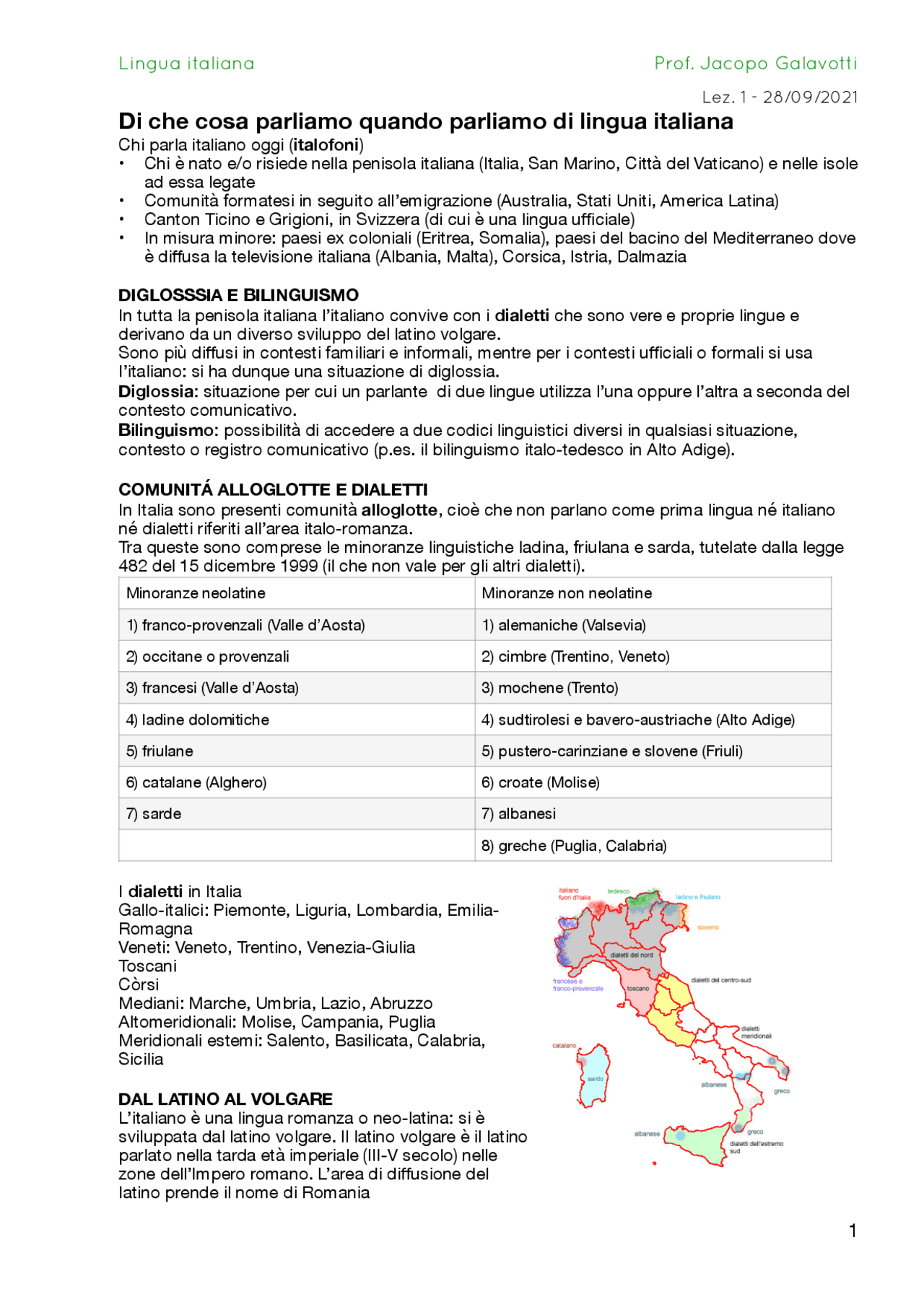 Appunti Lezioni Integrati Alle Slide Docsity