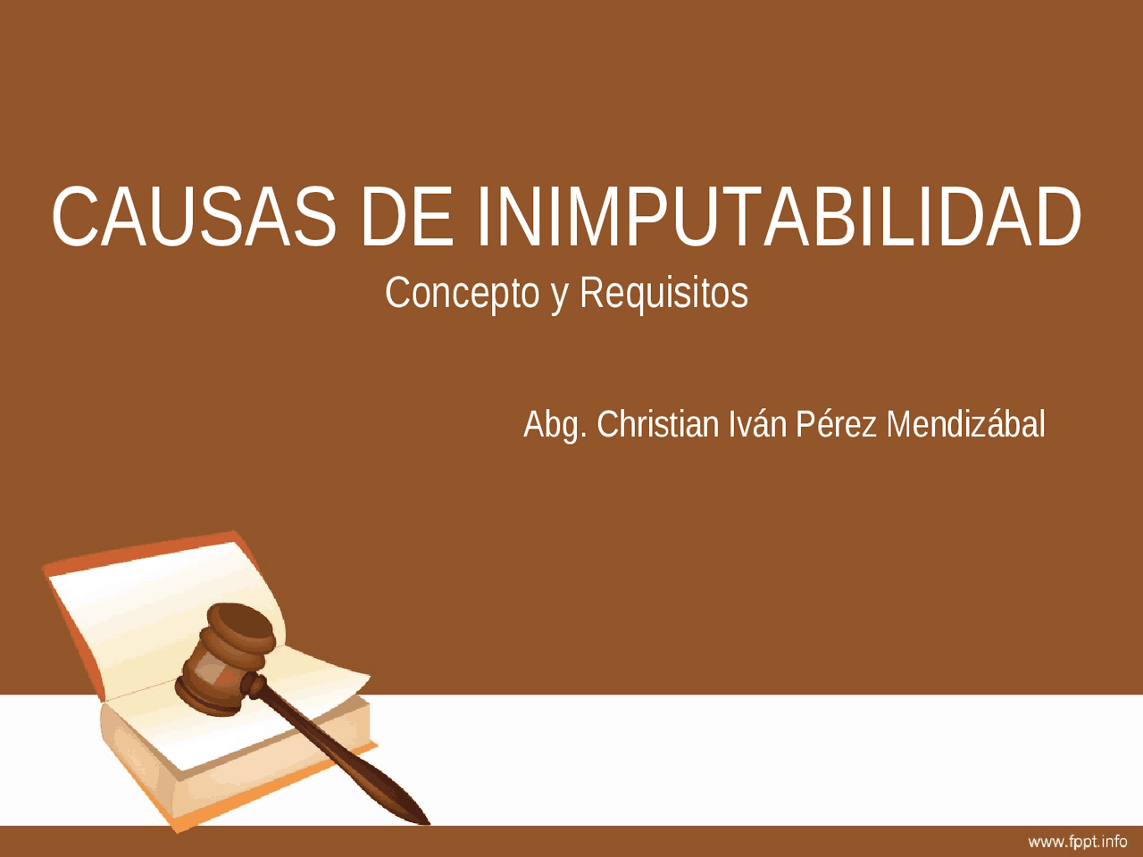 Causas de Inimputabilidad en el Derecho Penal | Esquemas y mapas ...