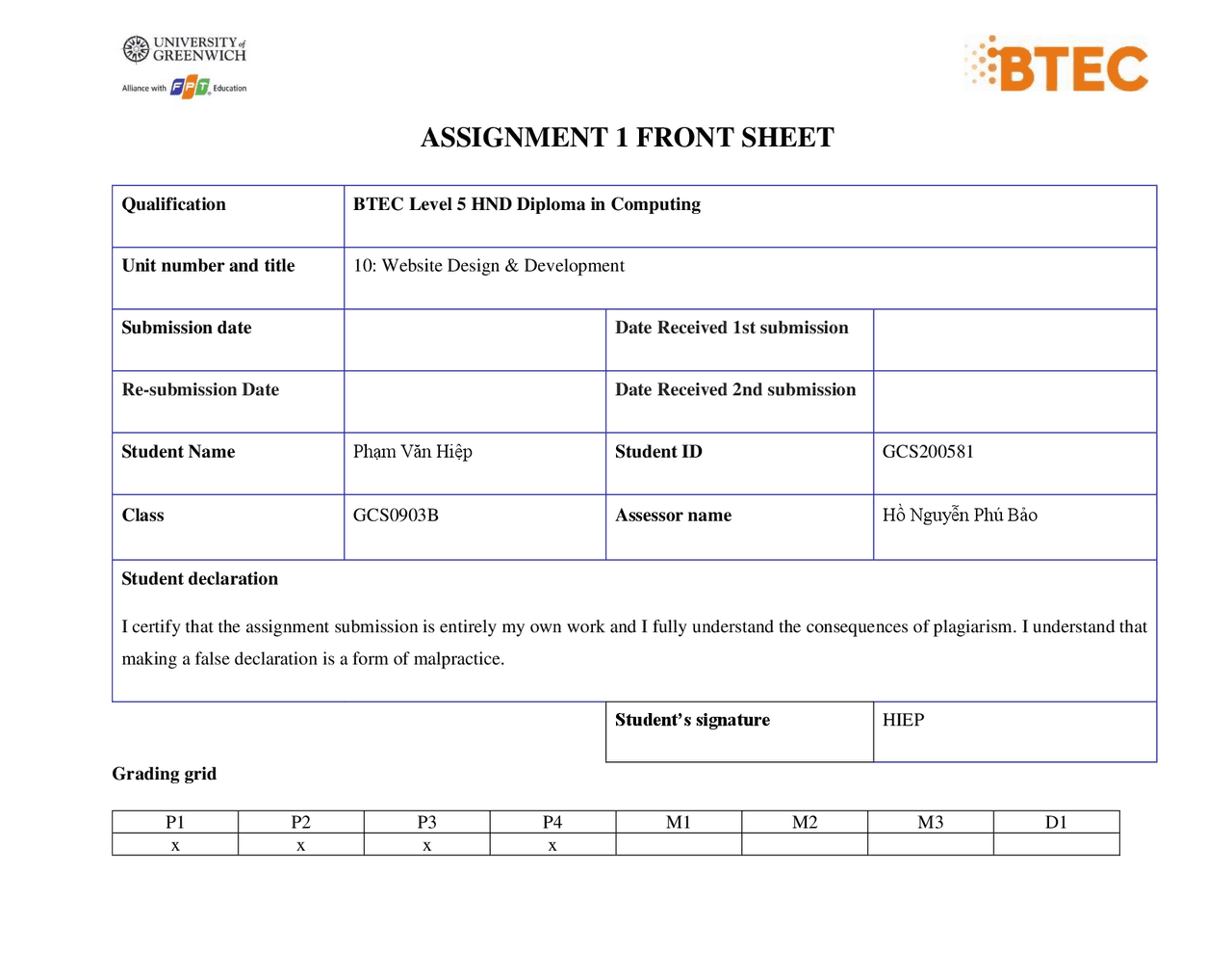 Assignment 1 pass 1633 | Assignments Computer Programming | Docsity