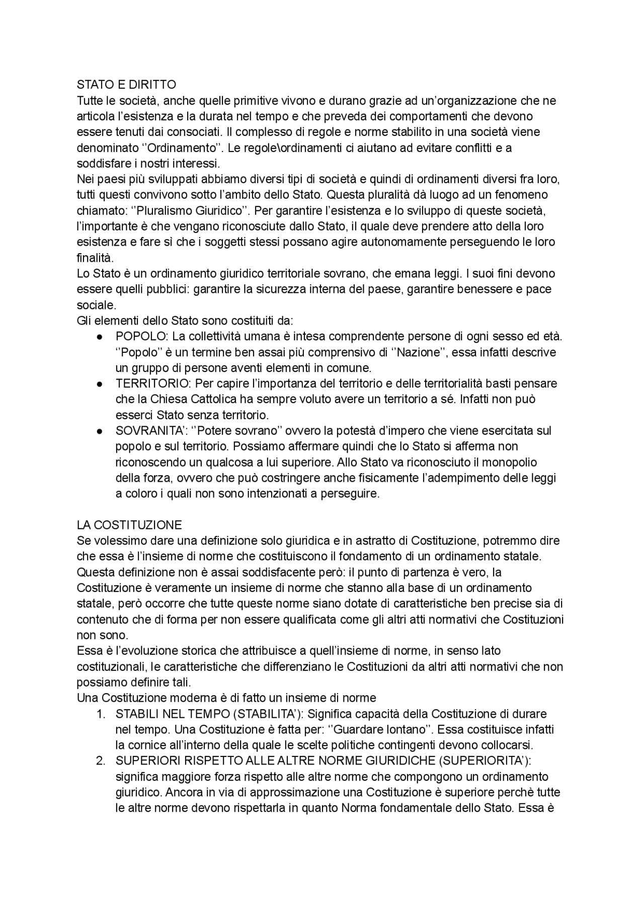 Appunti Diritto Pubblico Docsity