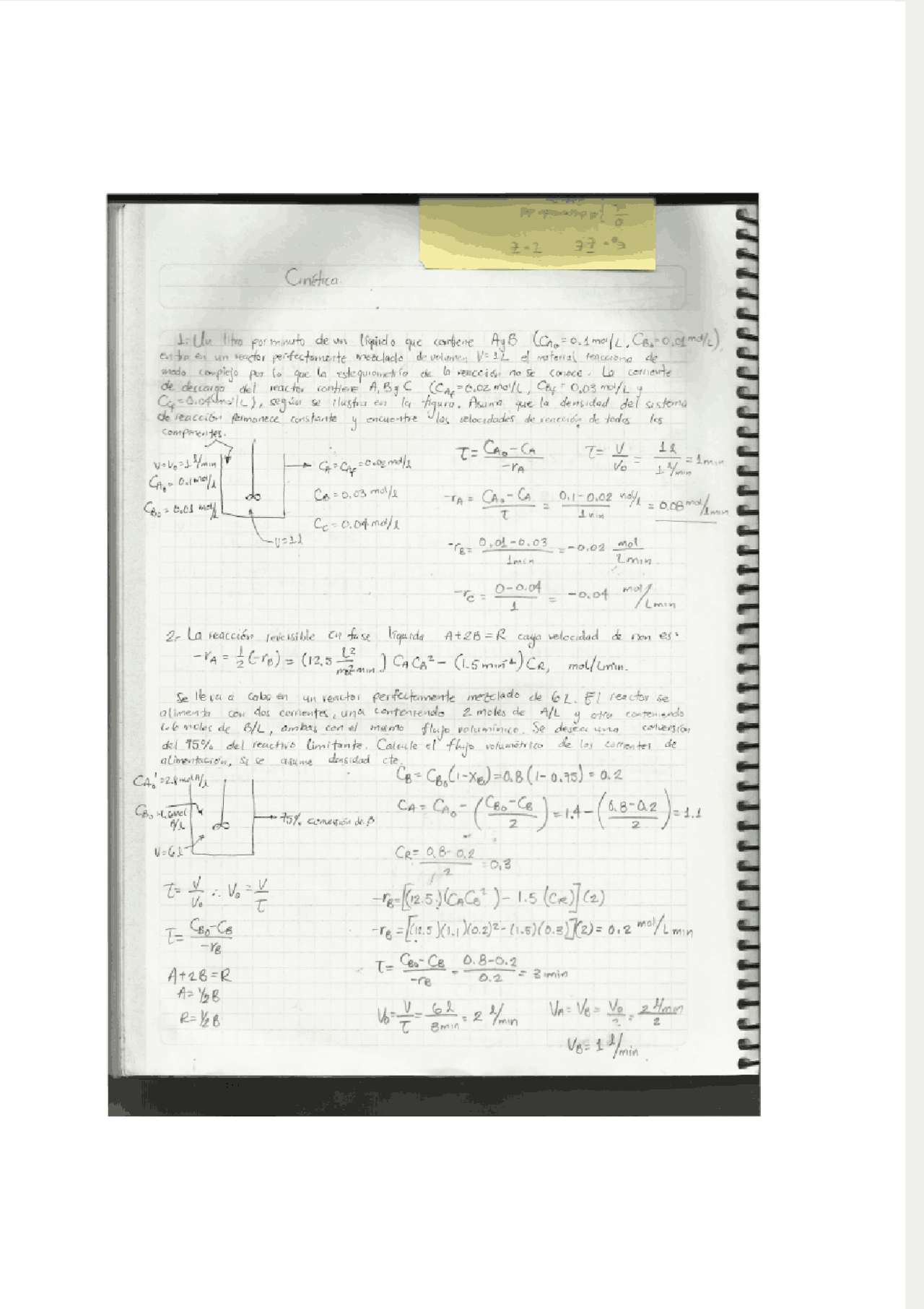Problemas De Reactores Docsity