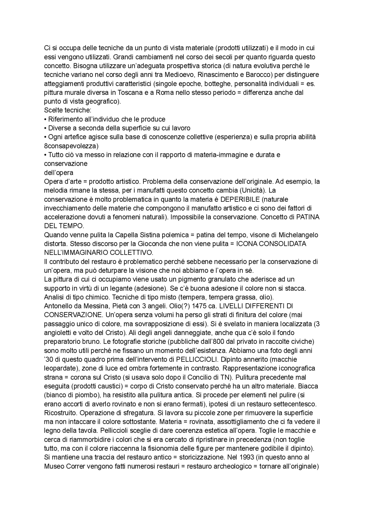 Introduzione Al Restauro Docsity