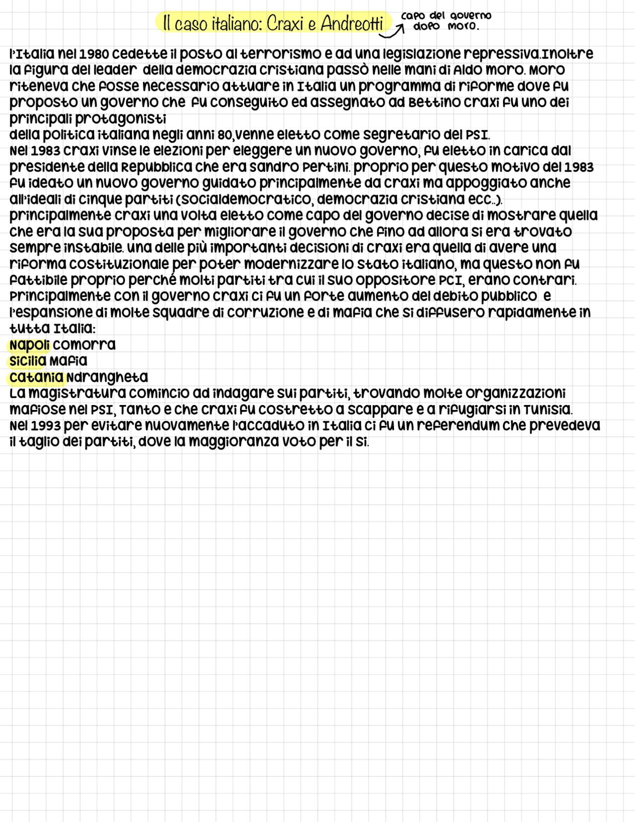 Esame Orale Storia Seconda Parte Docsity