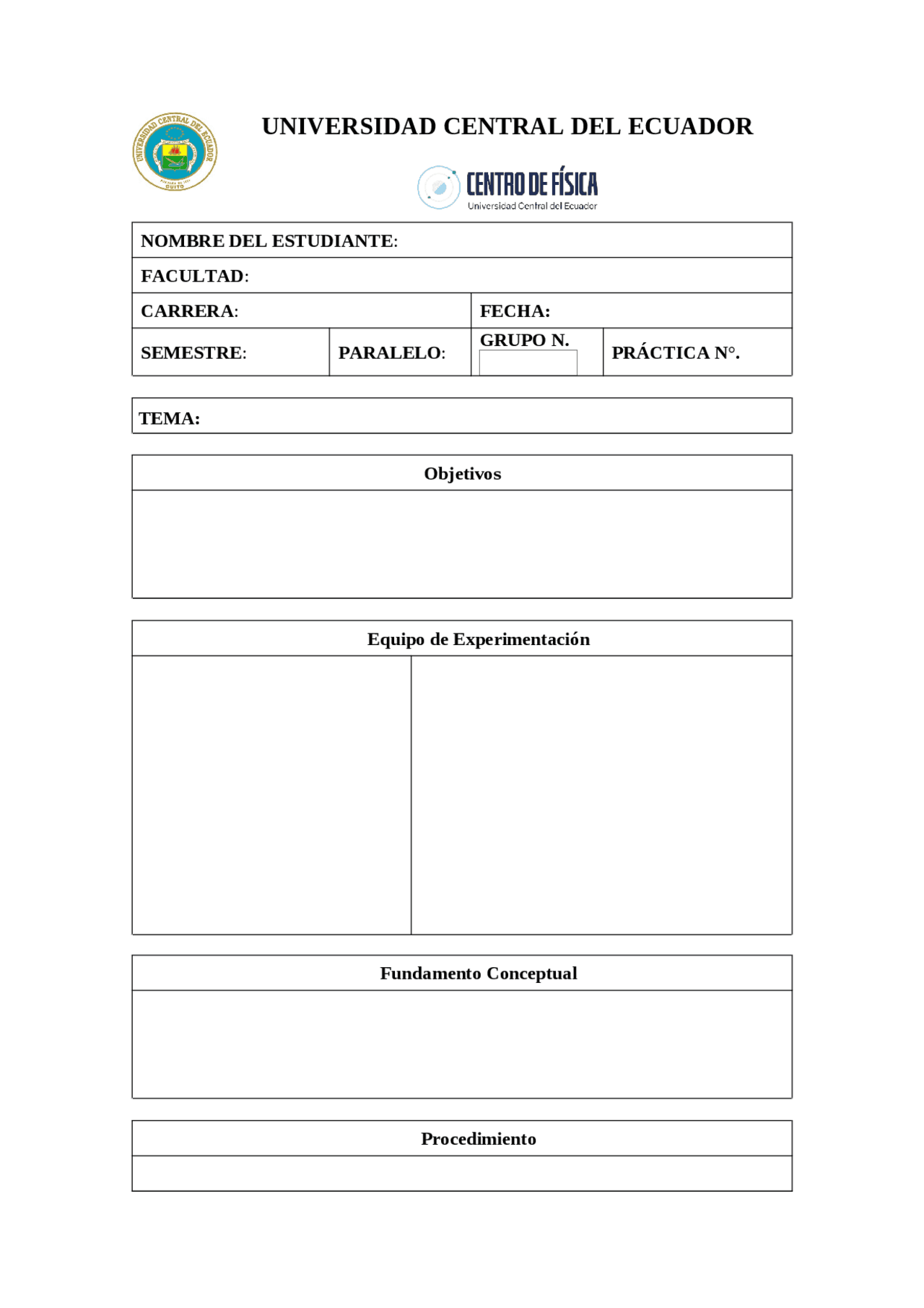 Formato de documento Informe - Docsity