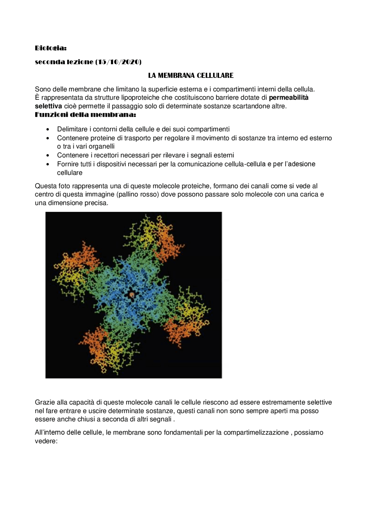Biologia Seconda Parte Docsity