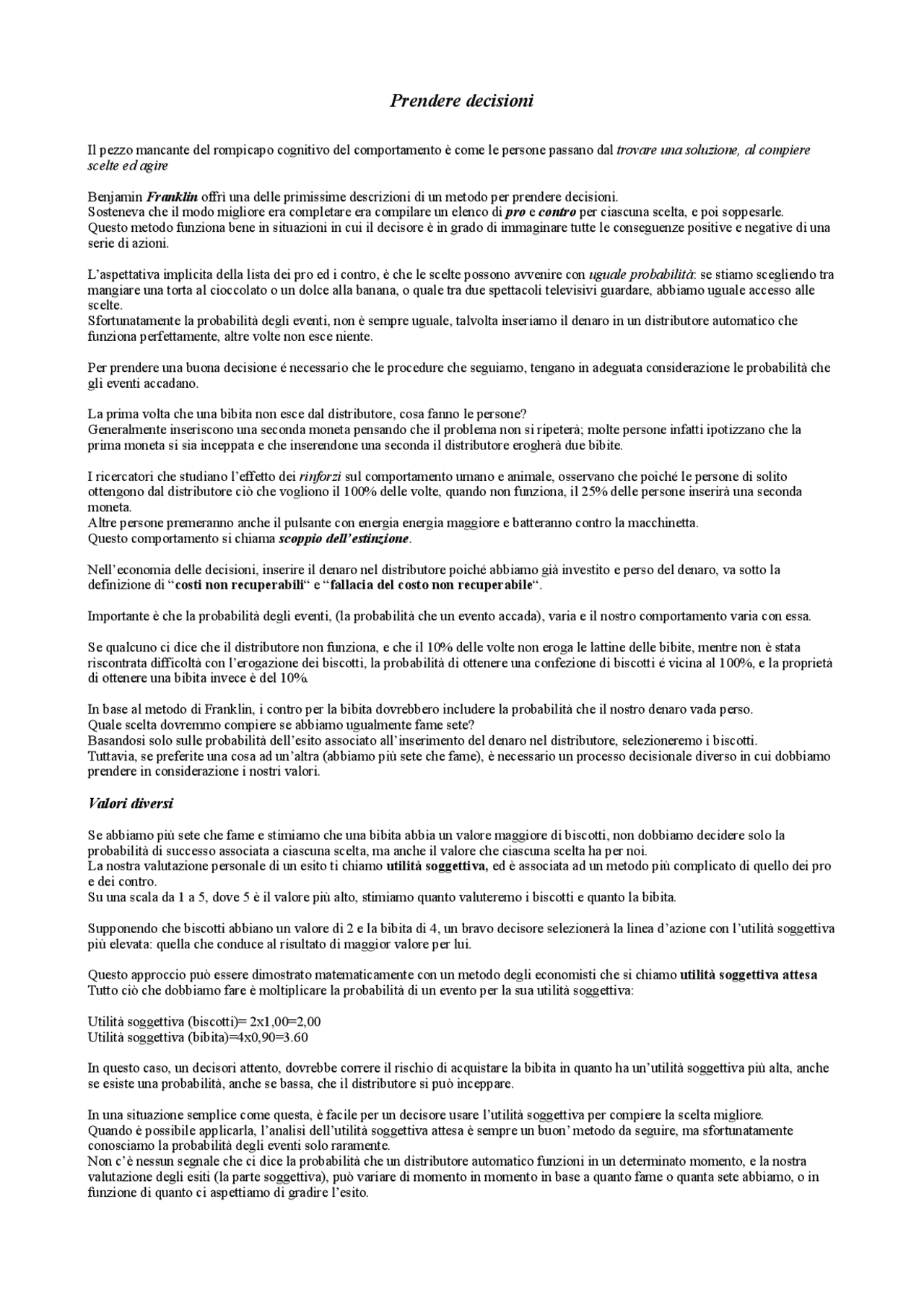 Psicologia Cognitiva Teoria E Pratica Revlin Capitolo 13 Docsity
