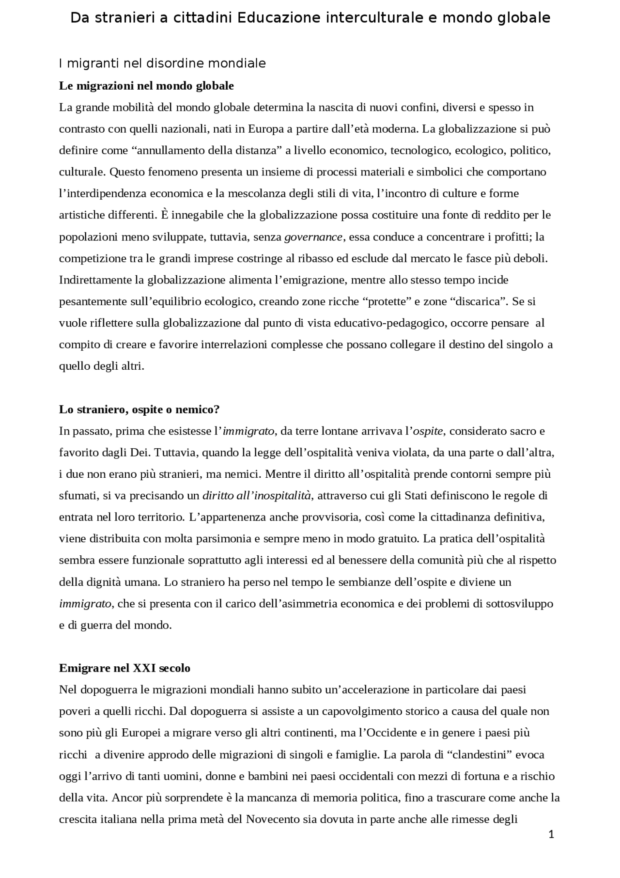 Sintesi Completa E Dettagliata Docsity