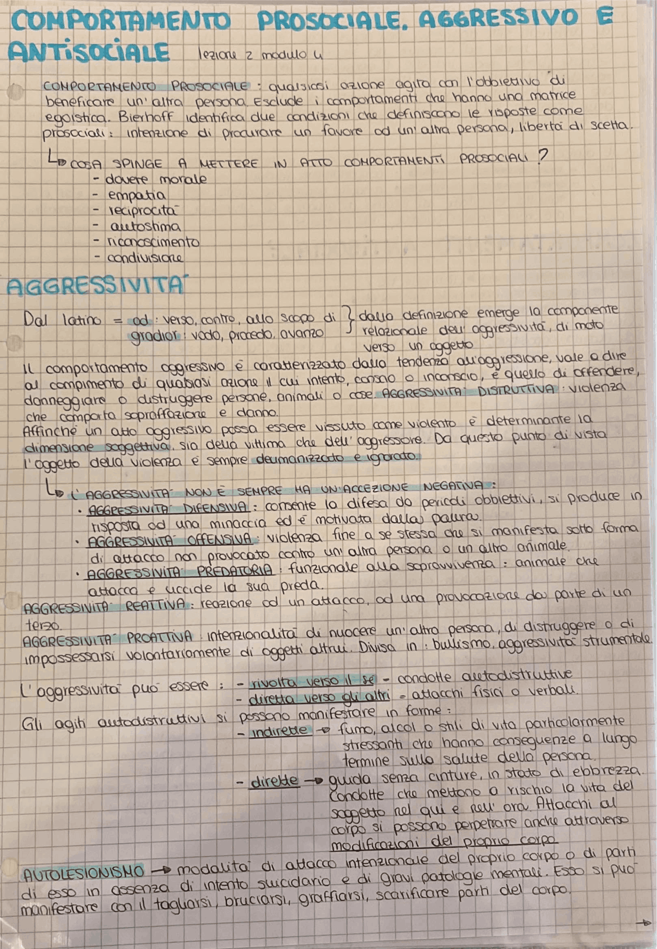 Comportamento Prosociale Aggressivo E Antisociale Docsity