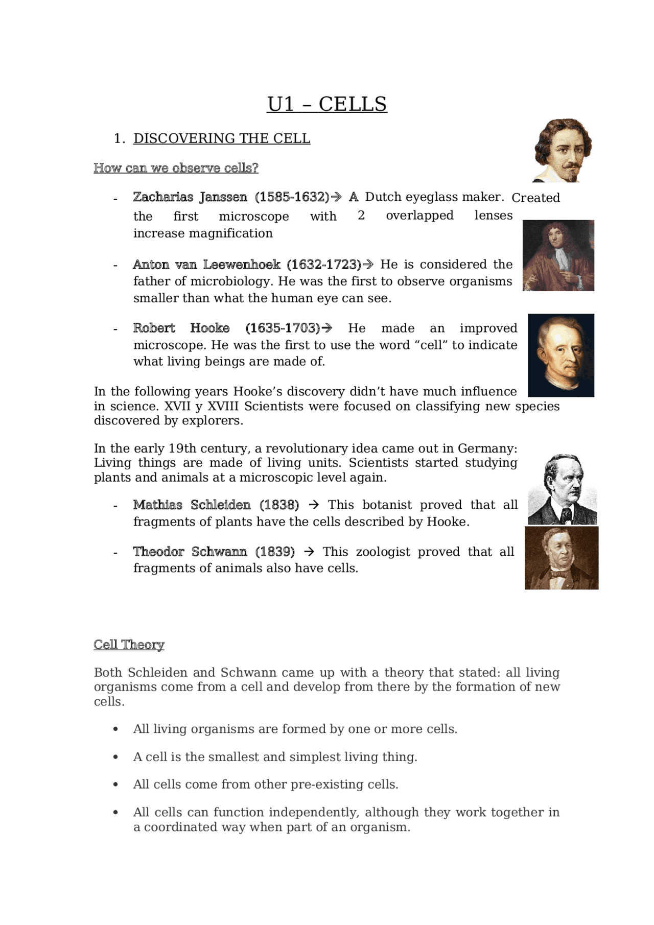 Discovering the Cell: The History of Cell Theory and Organelle Function ...