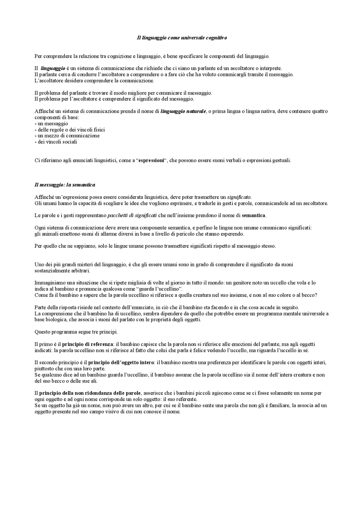 Psicologia Cognitiva Teoria E Pratica Revlin Capitolo 9 Docsity