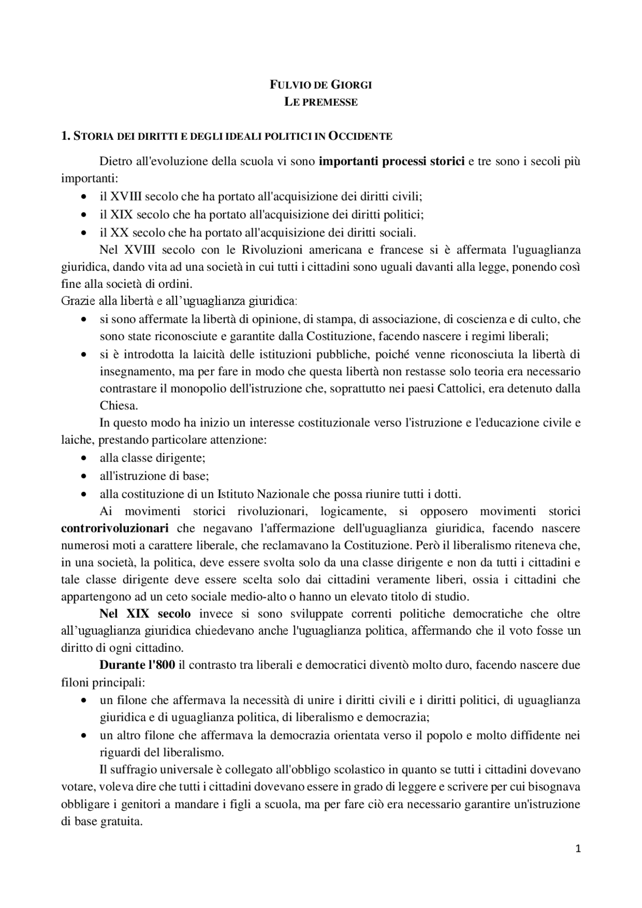 Riassunto Completo Del Manuale Docsity