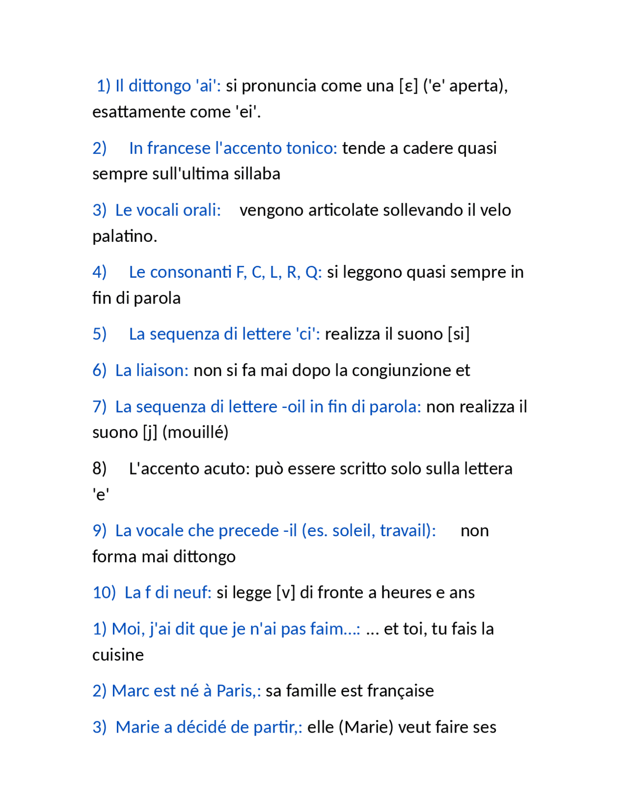 Esame Lingua Francese Lm 22 Docsity