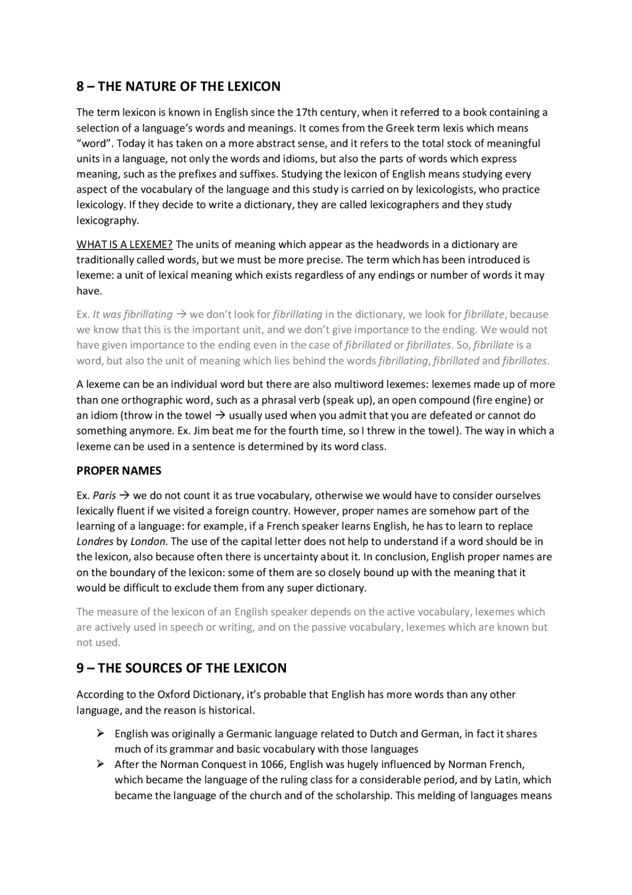 Lingua E Traduzione Inglese I Crystal Manfredi Docsity