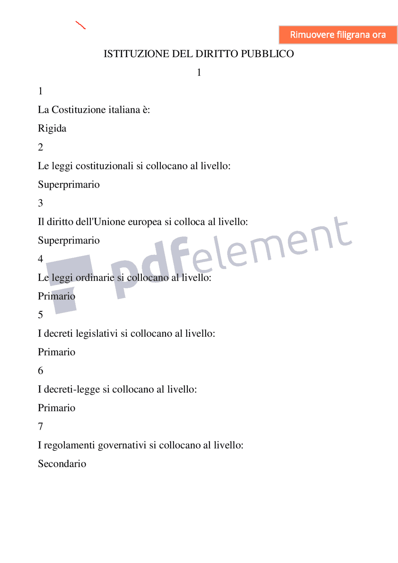 Paniere Pegaso 2022 Istituzioni di diritto pubblico facoltà Giurisprudenza LMG-01 | Panieri di ...