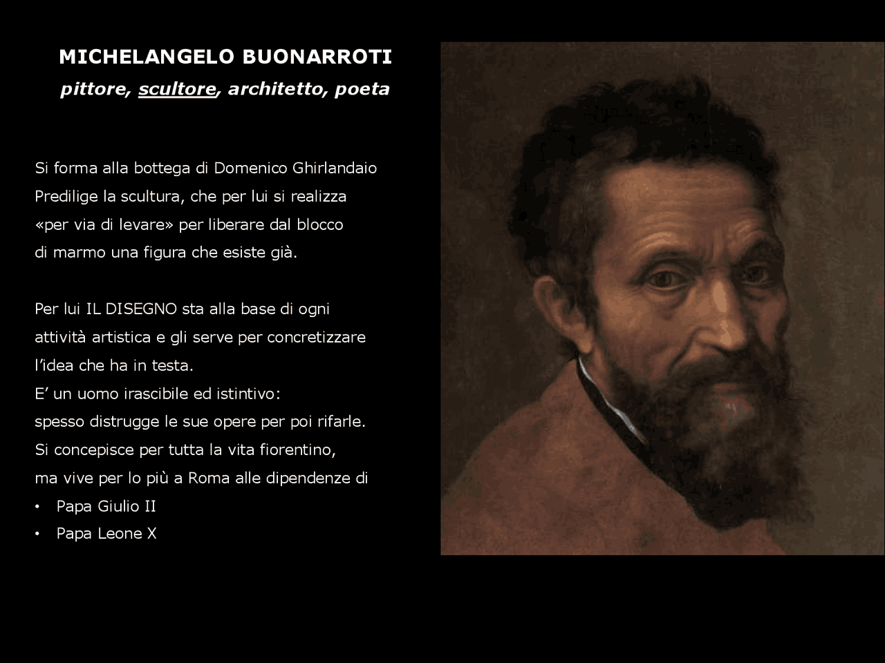 Michelangelo Buonarroti Docsity