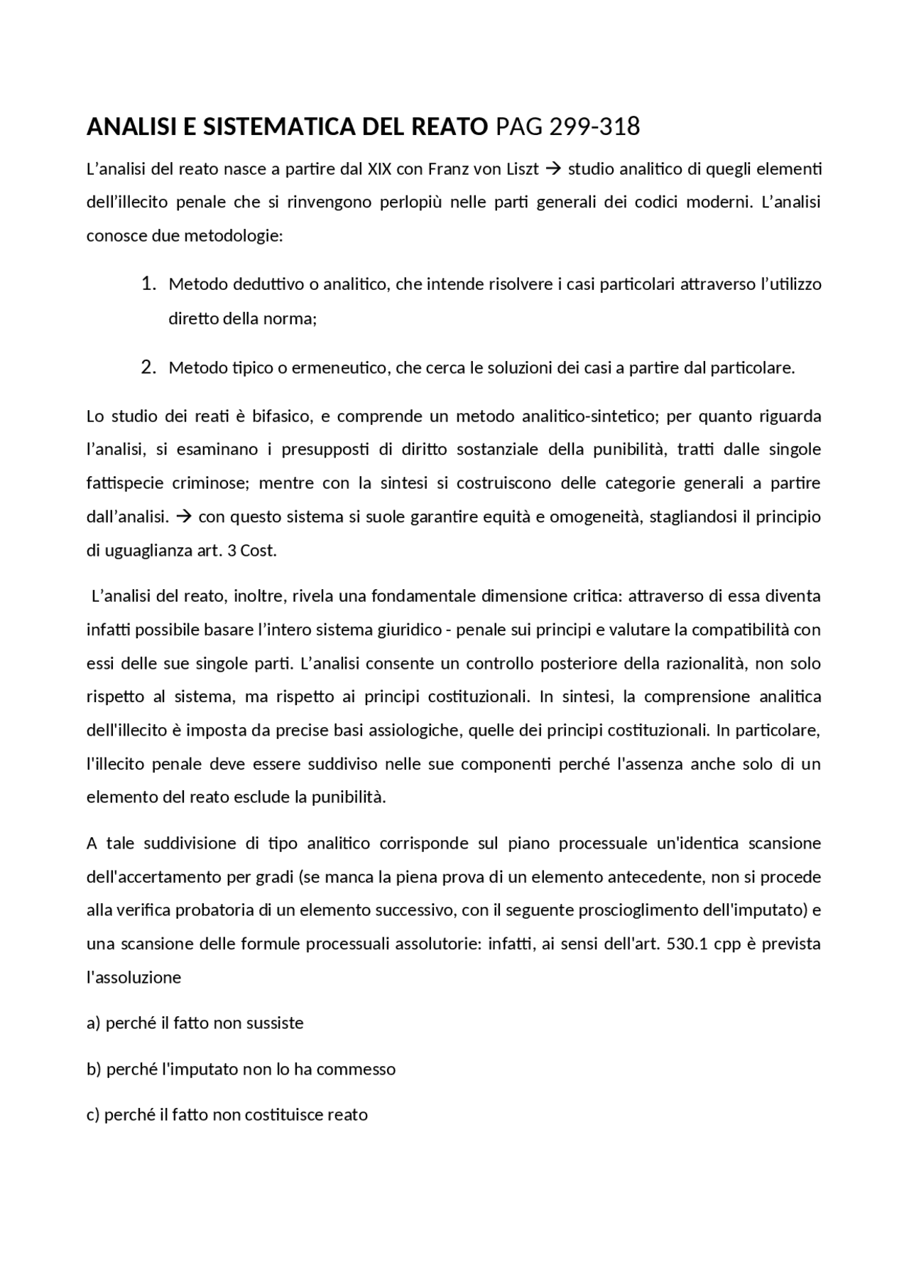 Riassunto Di Diritto Penale Manuale Docsity