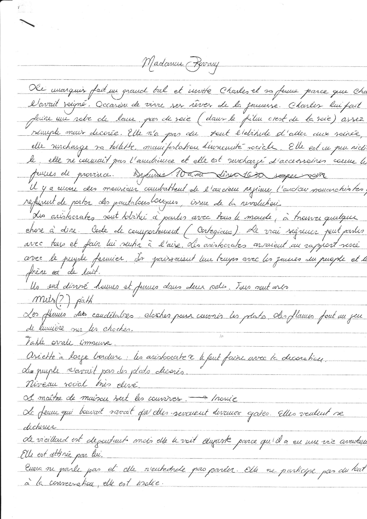 Madame Bovary Appunti Docsity