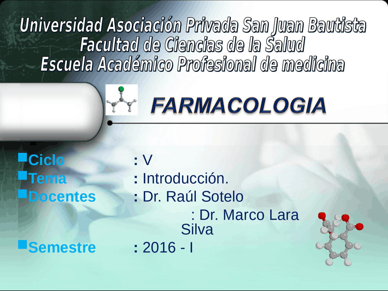 Introducción A Farmacología Docsity