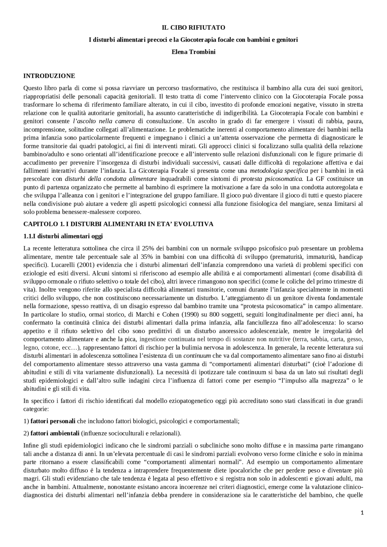 Preparazione Esame Riassunto Libro Docsity