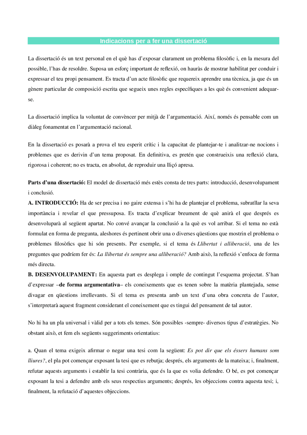 Como Hacer Una Disertación Docsity