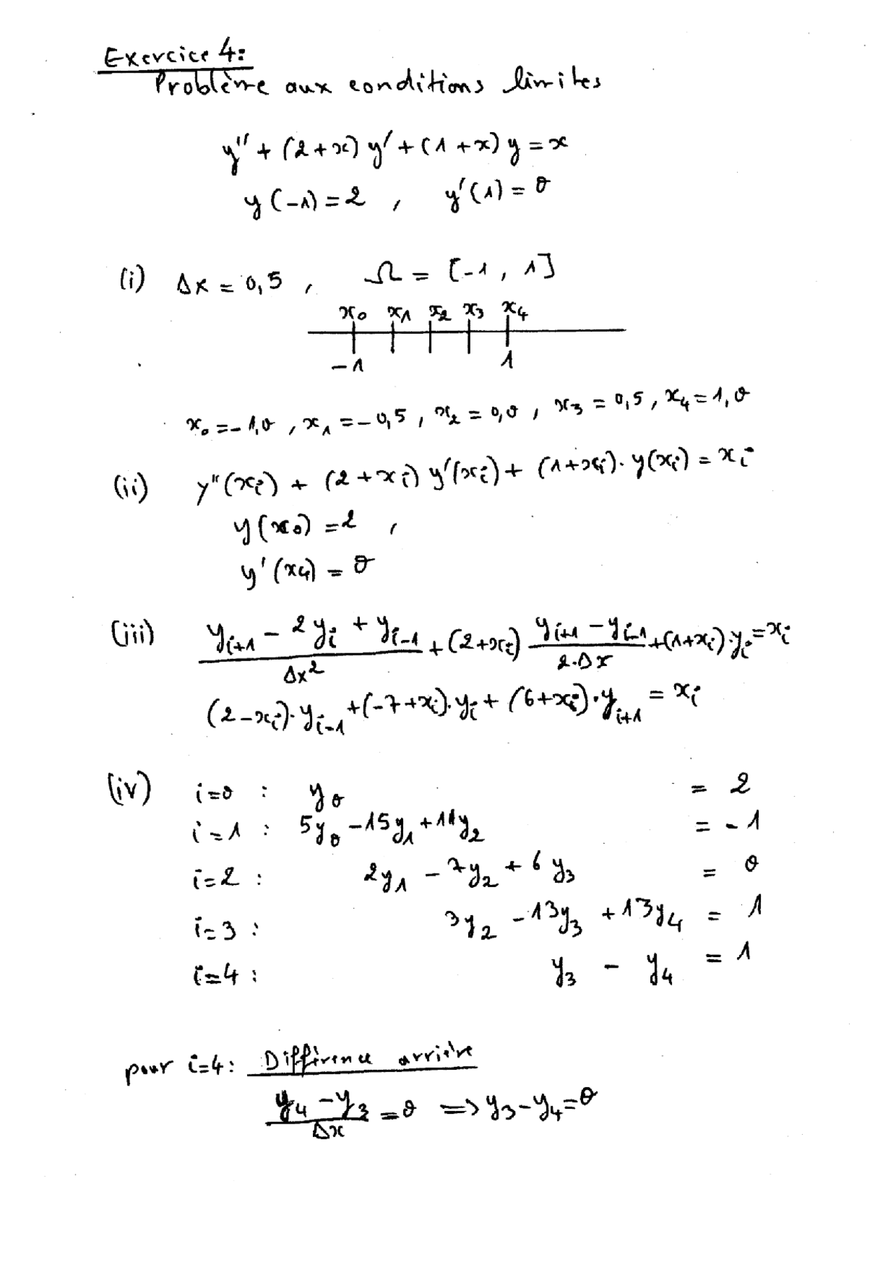 Exemple MDF- solution of MDF 1 D problem - Docsity