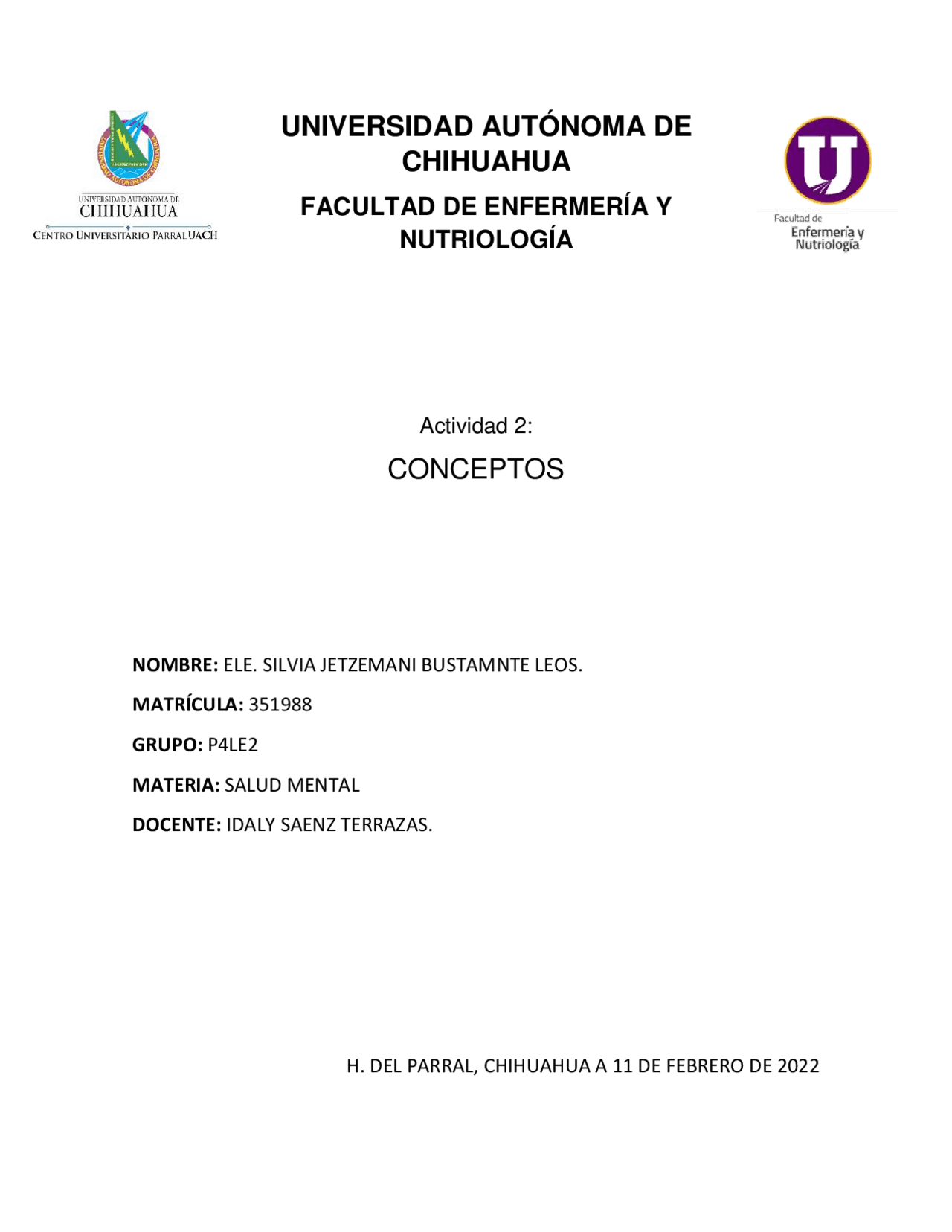 Comprension Detallada De La Salud Mental Docsity