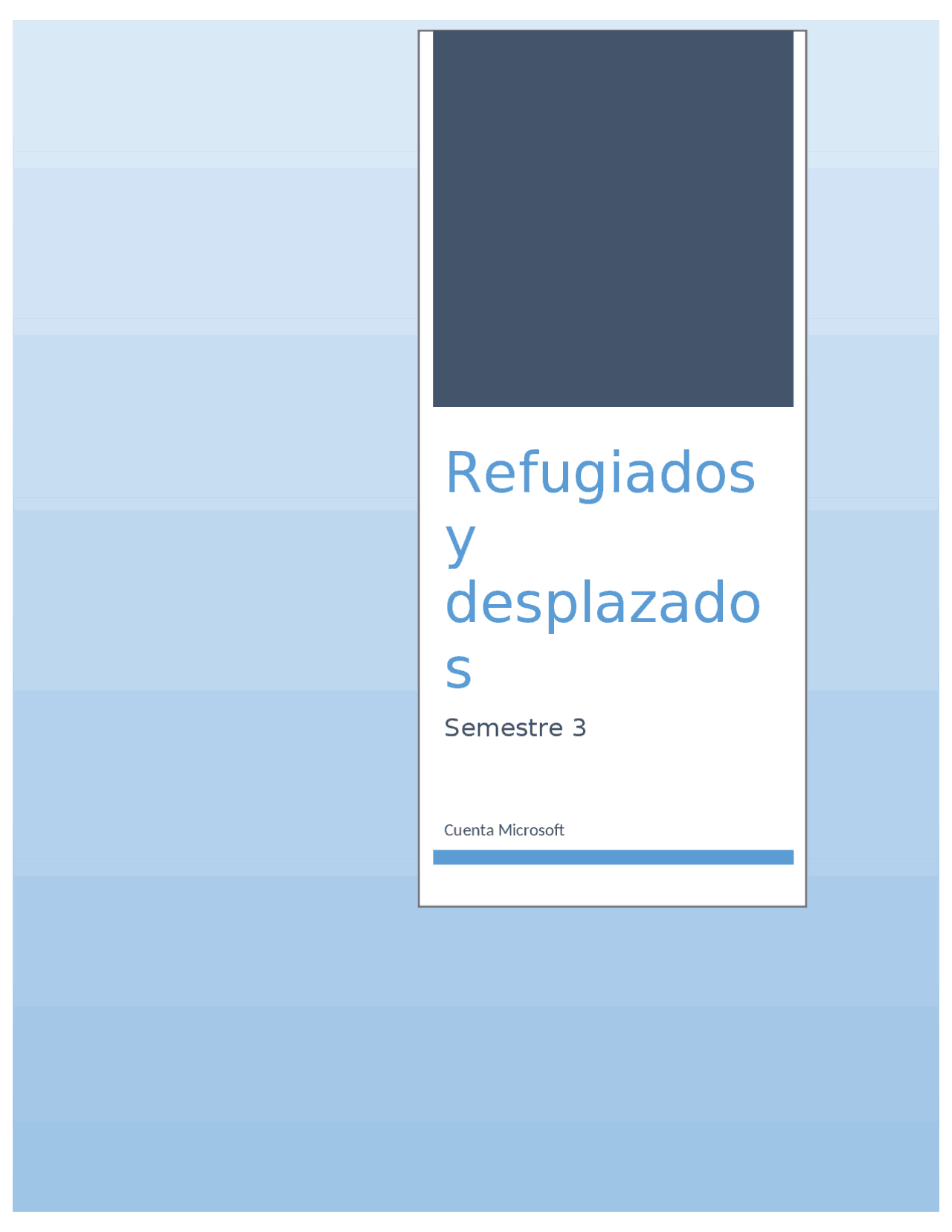 Refugiados y desplazados - Docsity