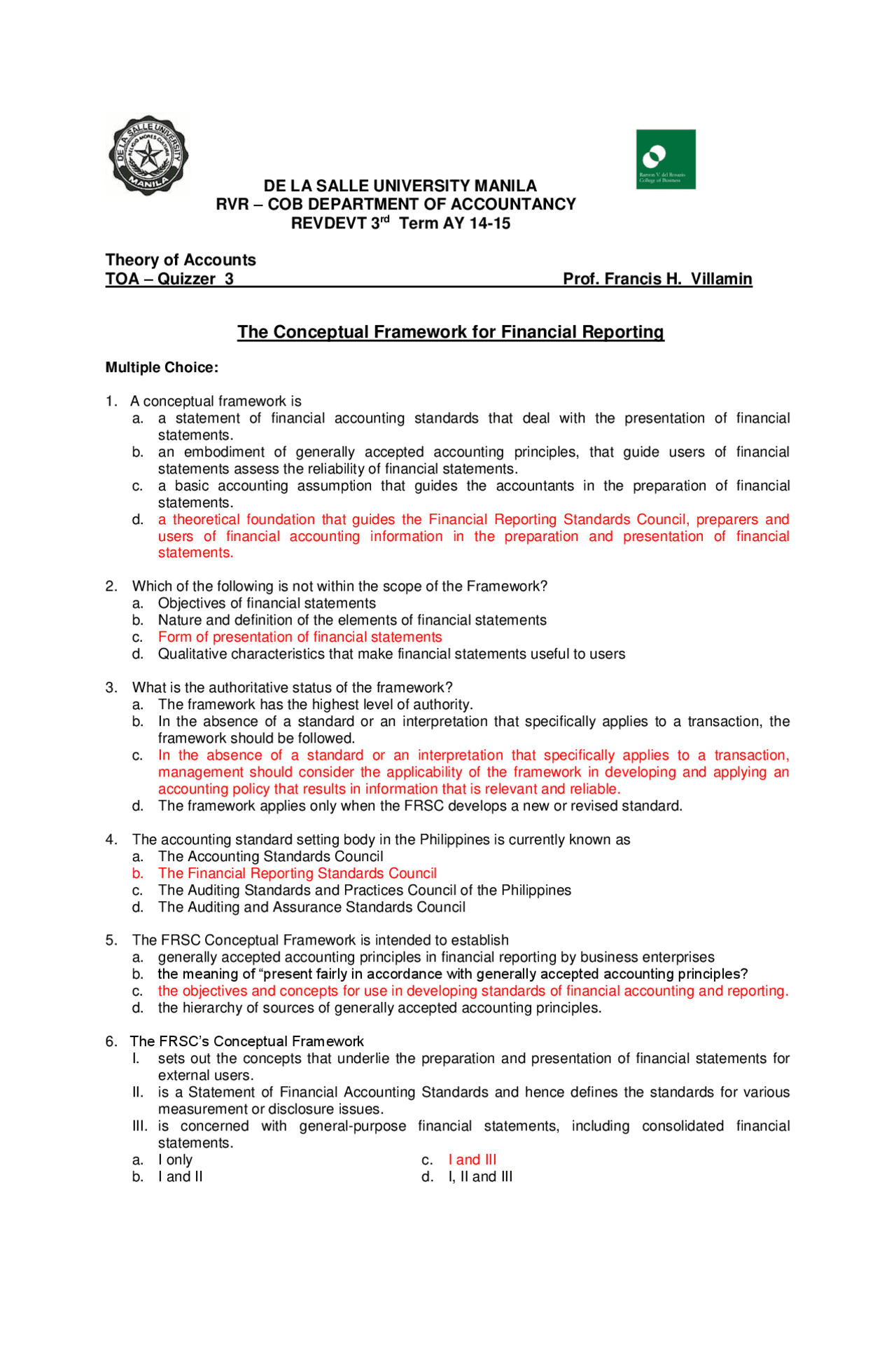 Law Of Obligation Financal Docsity