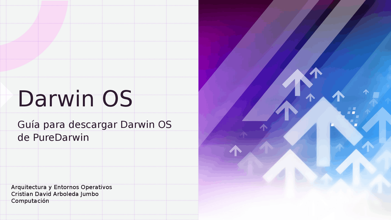 Sistema operativo Darwin - Docsity