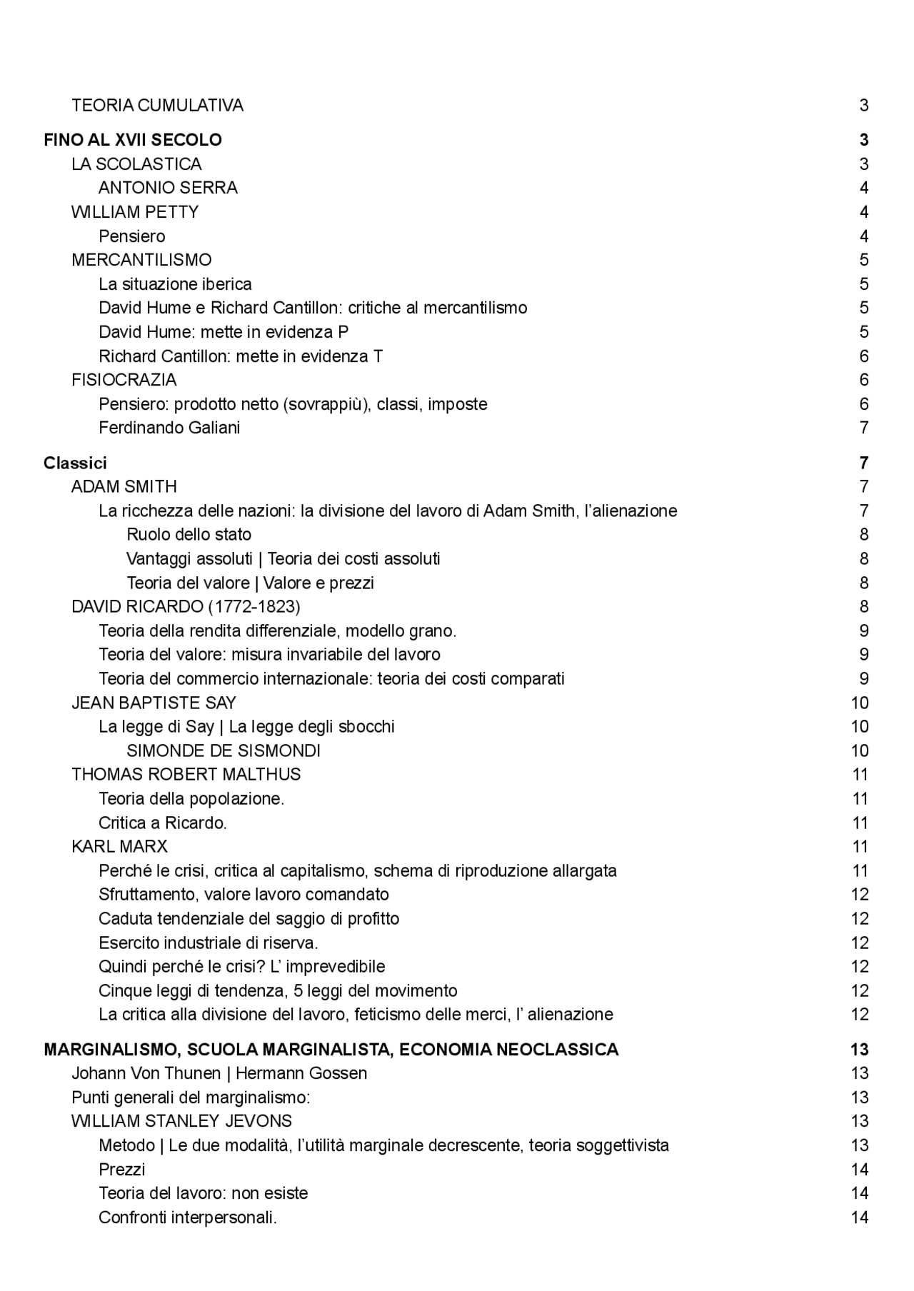 Riassunto Lezioni Prof Fabio Masini Docsity