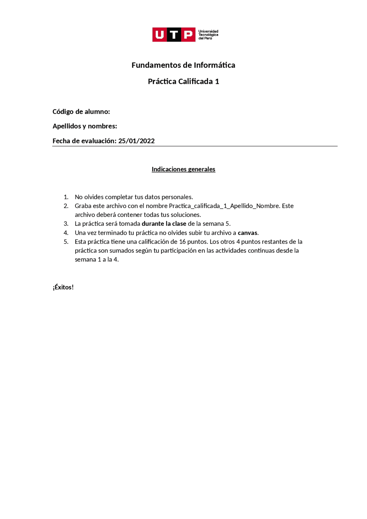 Pc1 Herramientas Informaticas Exámenes De Informática Docsity
