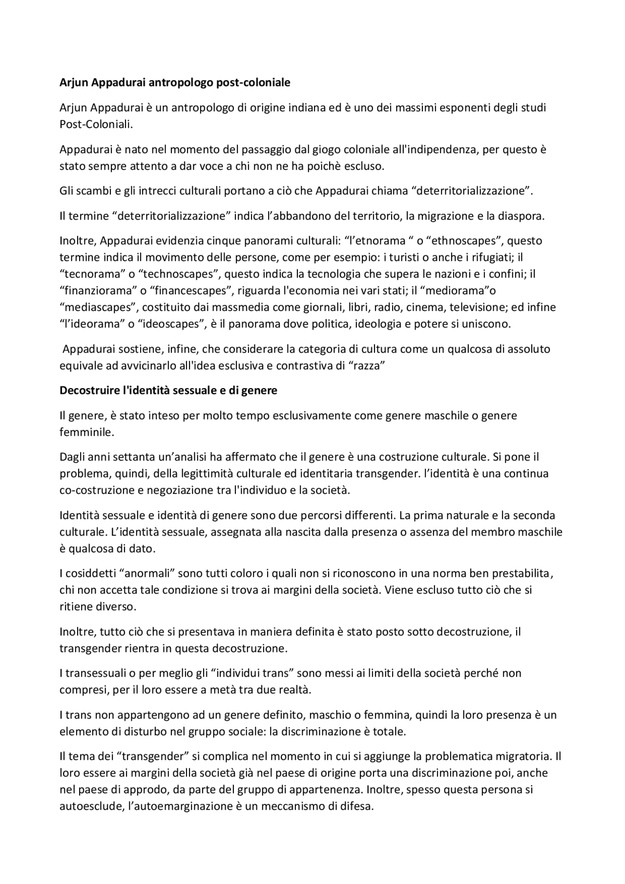 Domande Aperte Paniere Mario Pesce Docsity