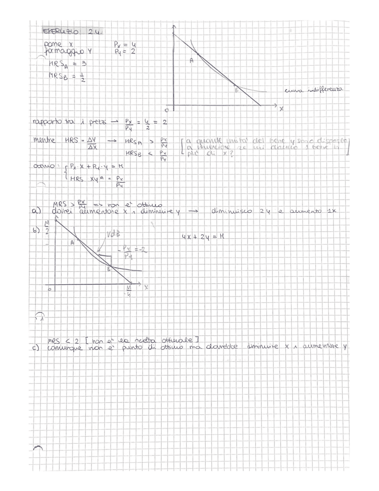 Esercitazione 2 Microeconomia Docsity