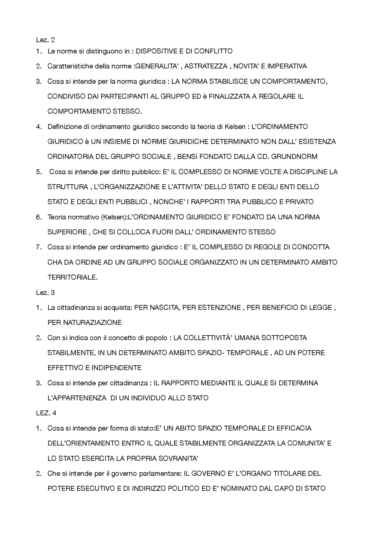 Paniere (domande chiuse) istituzione di diritto pubblico università e- campus anno 21/22 ...