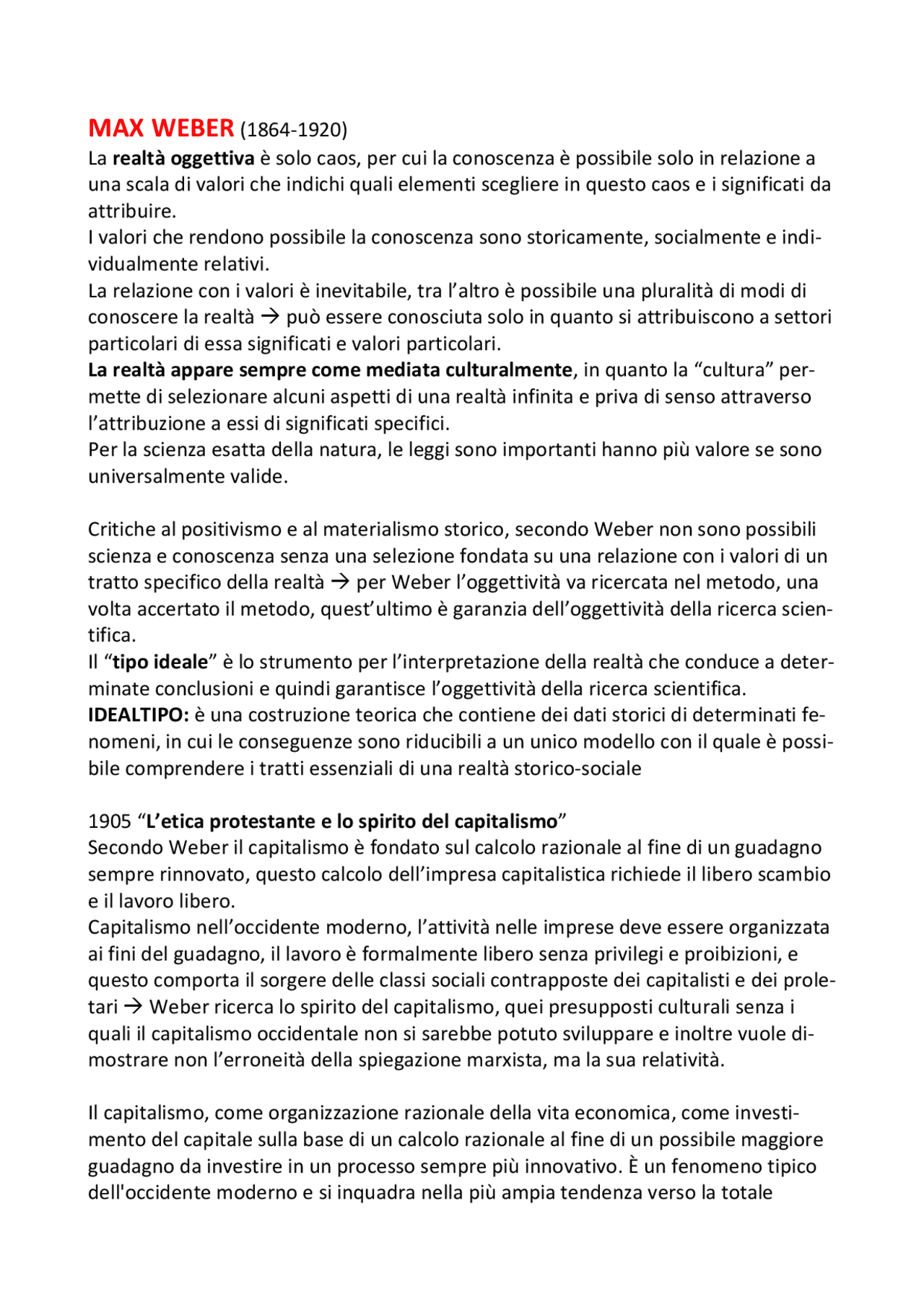 Esame Di Sociologia Primo Anno Docsity