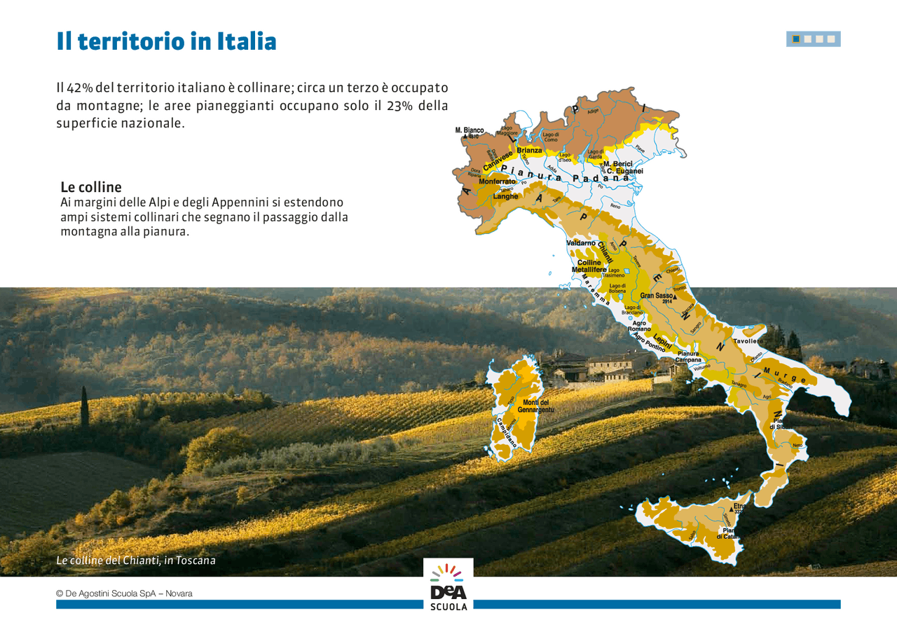 Il territorio italiano - Docsity