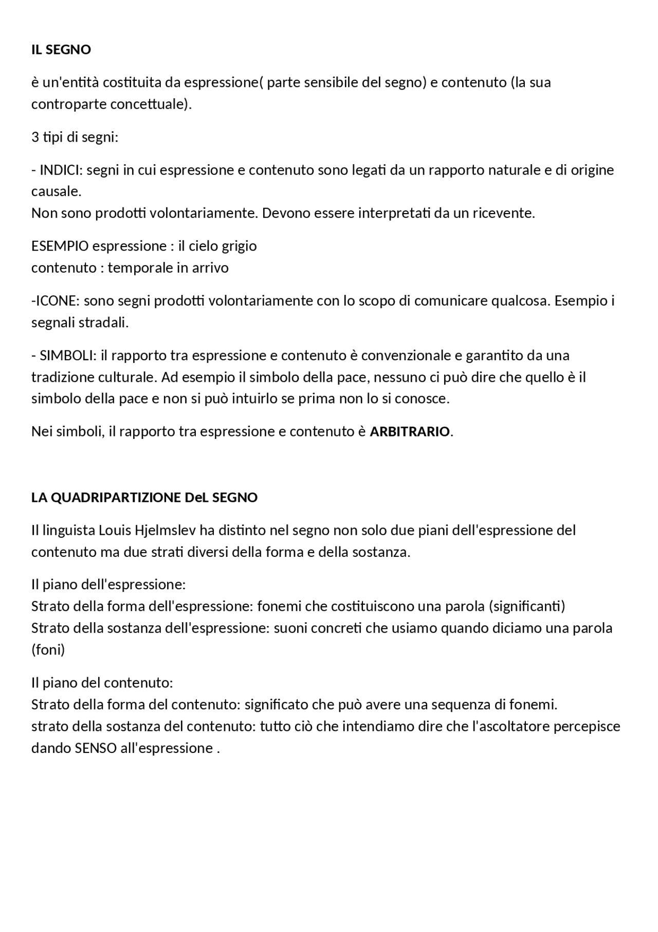 Linguistica Generale Riassunto Docsity