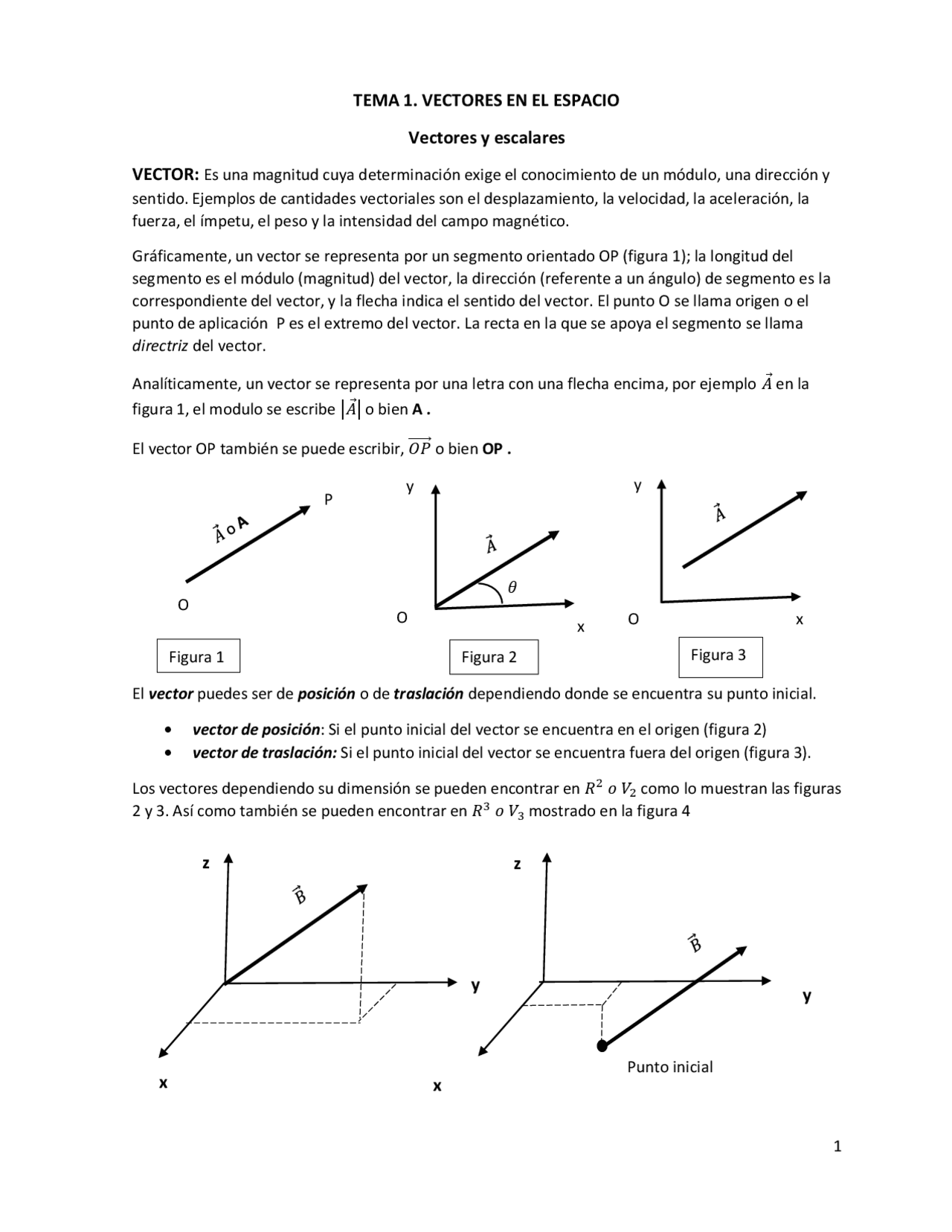 Unidad 1 Calculo Vectorial Apuntes De Cálculo Docsity