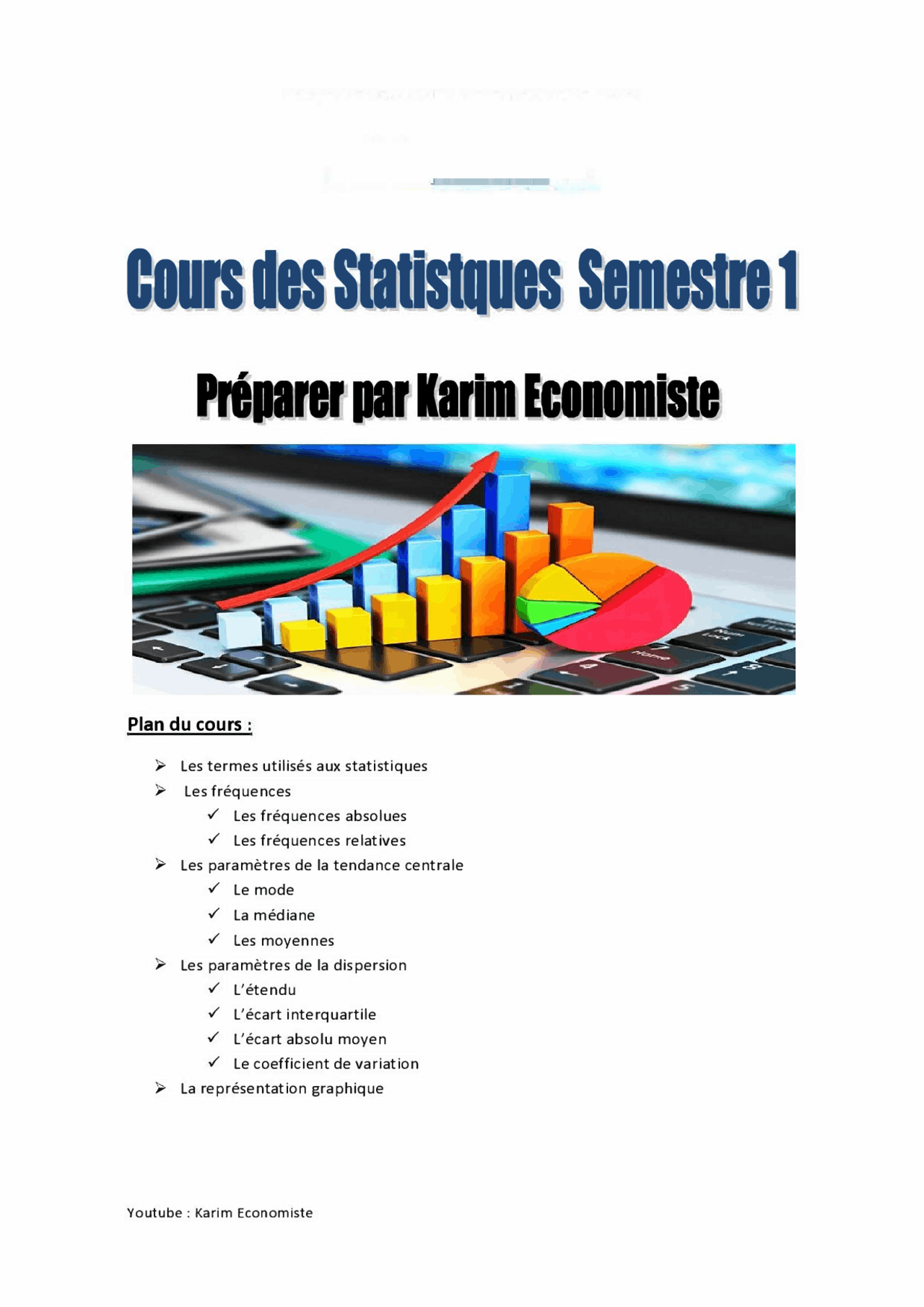Statistiques Cours Et Exercices Docsity