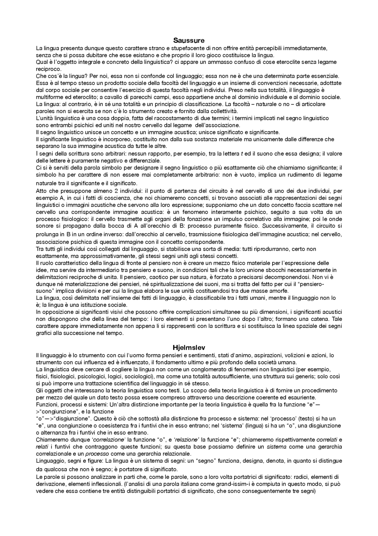 Slides Semiotica Cervelli Docsity