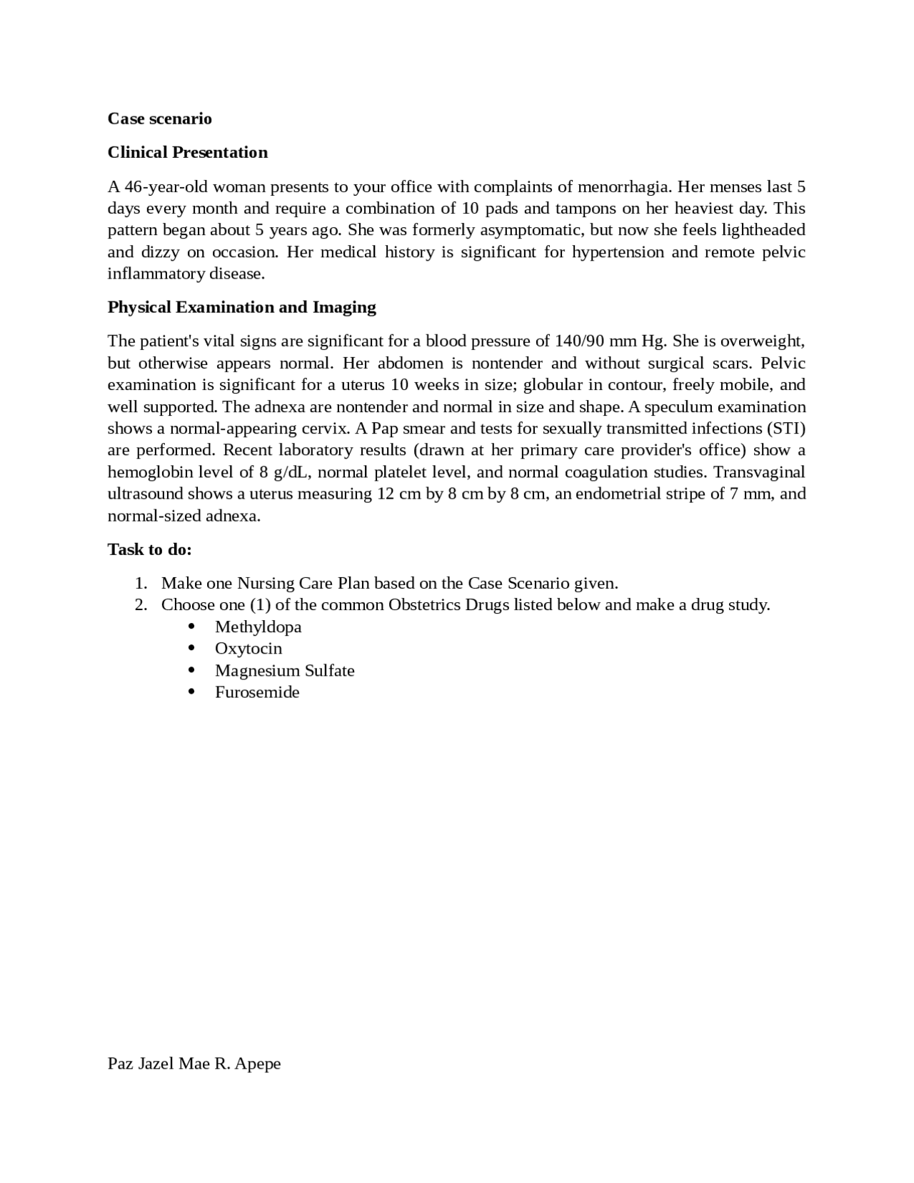 Exercises And Quizzes Docsity