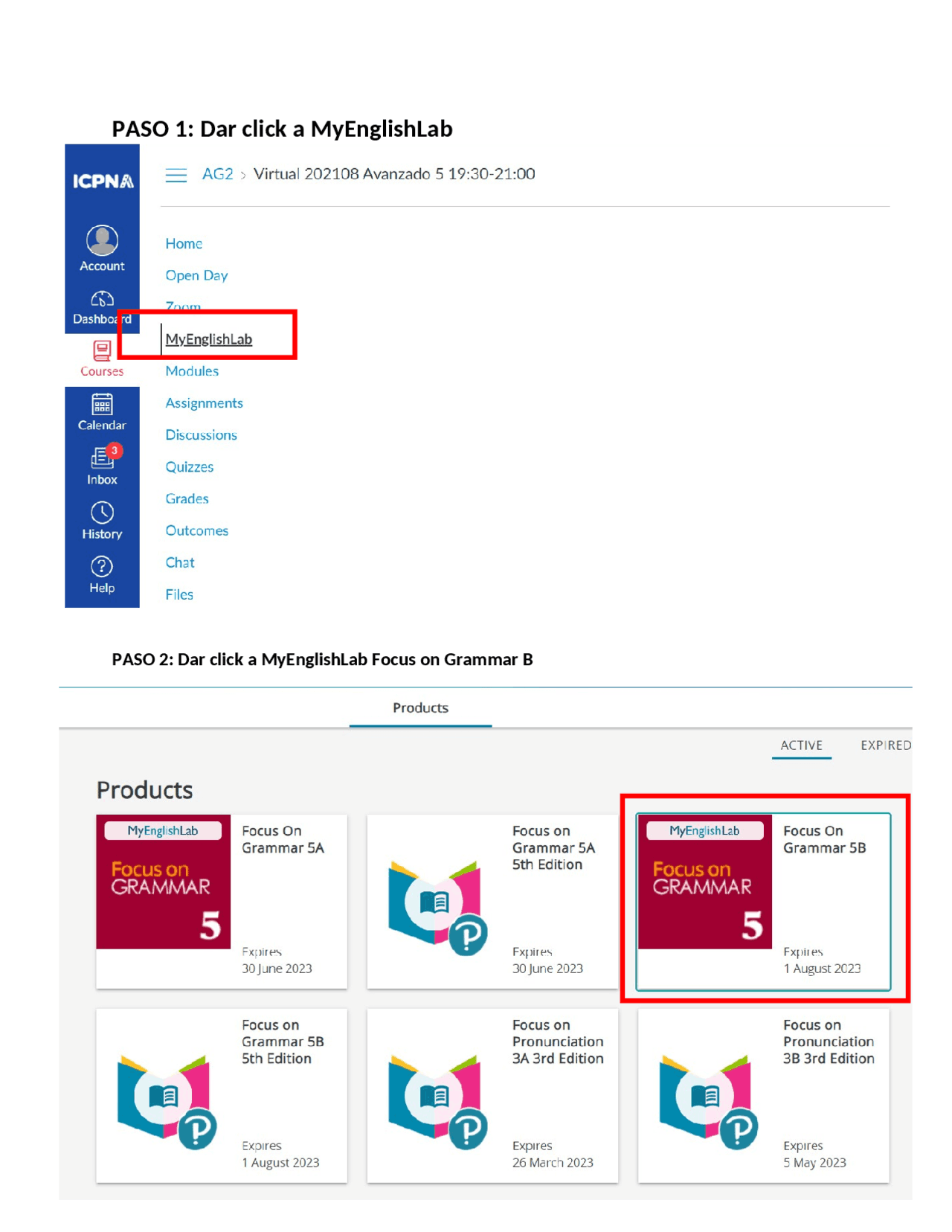Tutorial de englishlab - Docsity