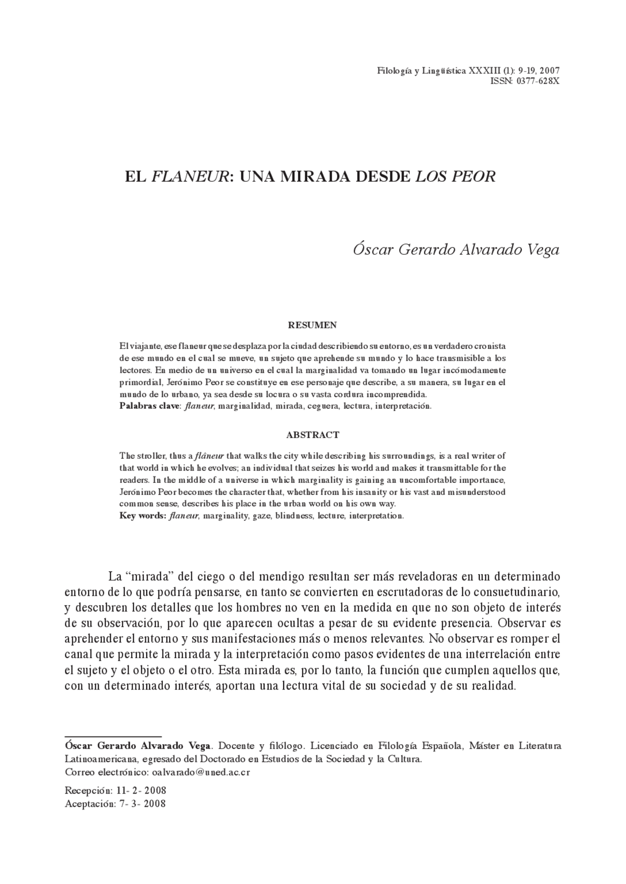 Análisis Los peor, Fernando COntreras | Apuntes de Literatura Universal ...