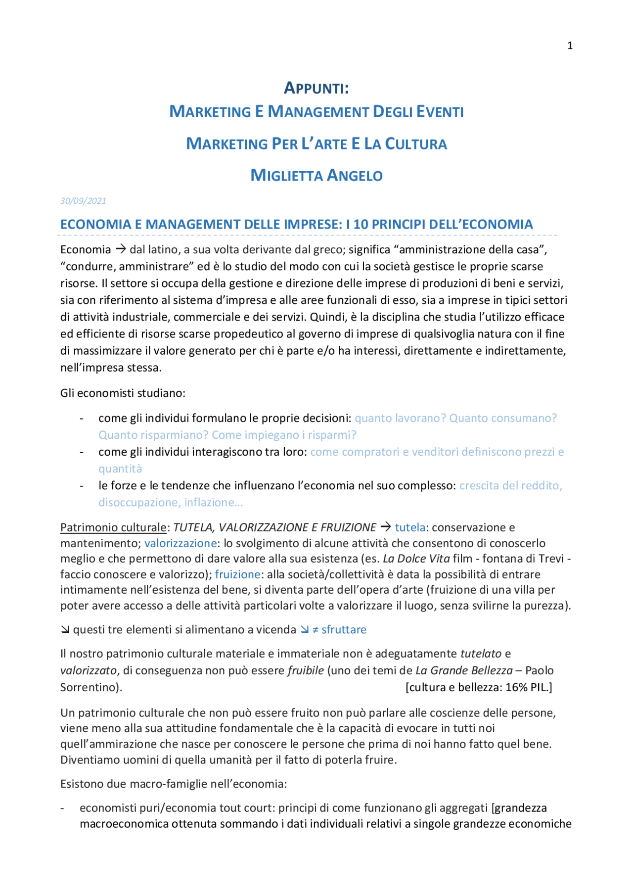 Appunti Di Marketing E Management Docsity