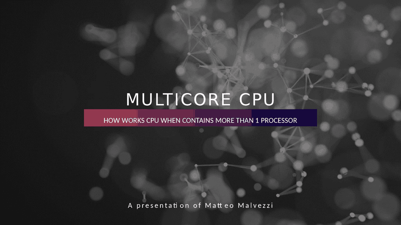 Multicore Cpu Presentazione Docsity