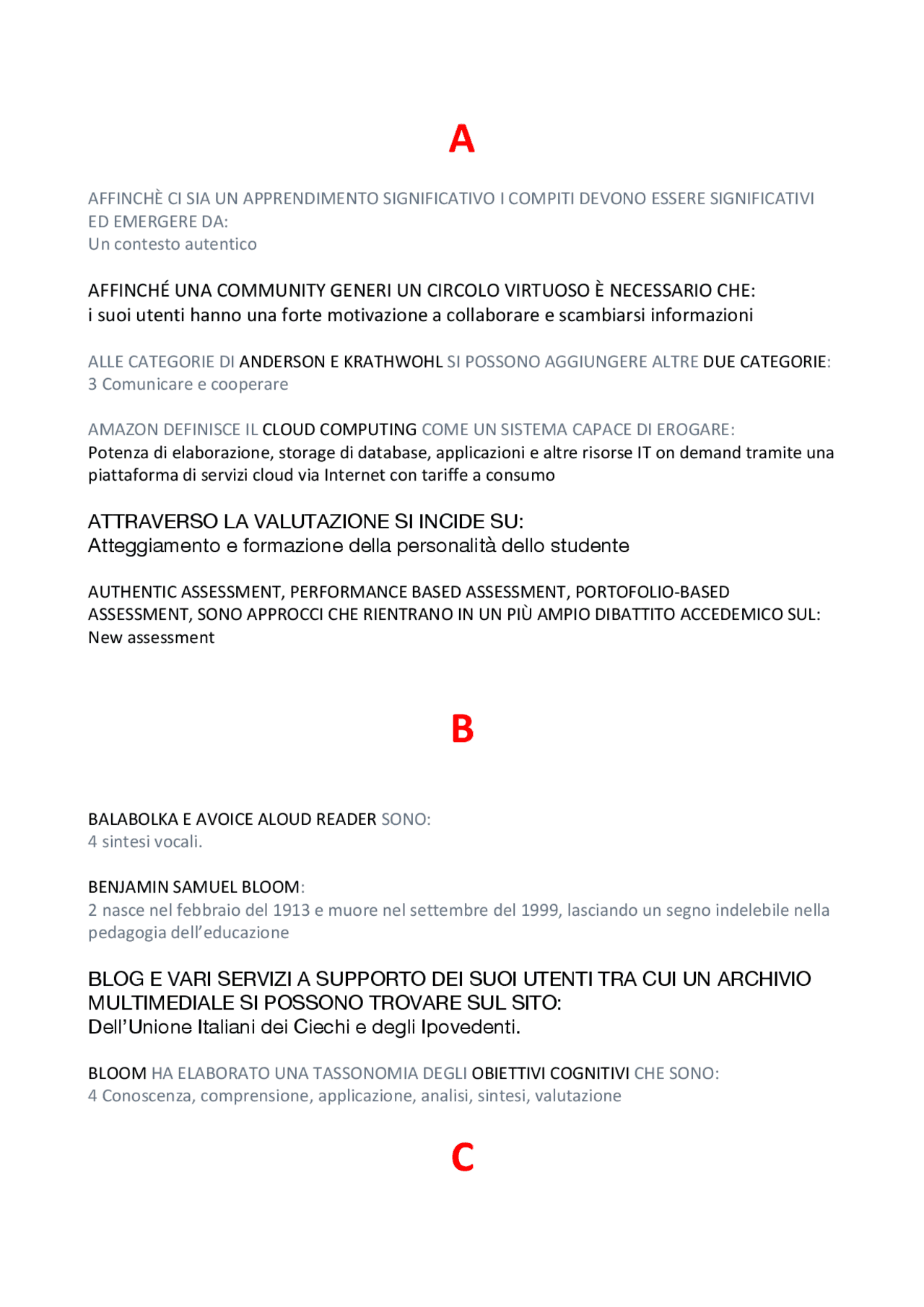 E Learning UniversitÀ Mercatorum Docsity
