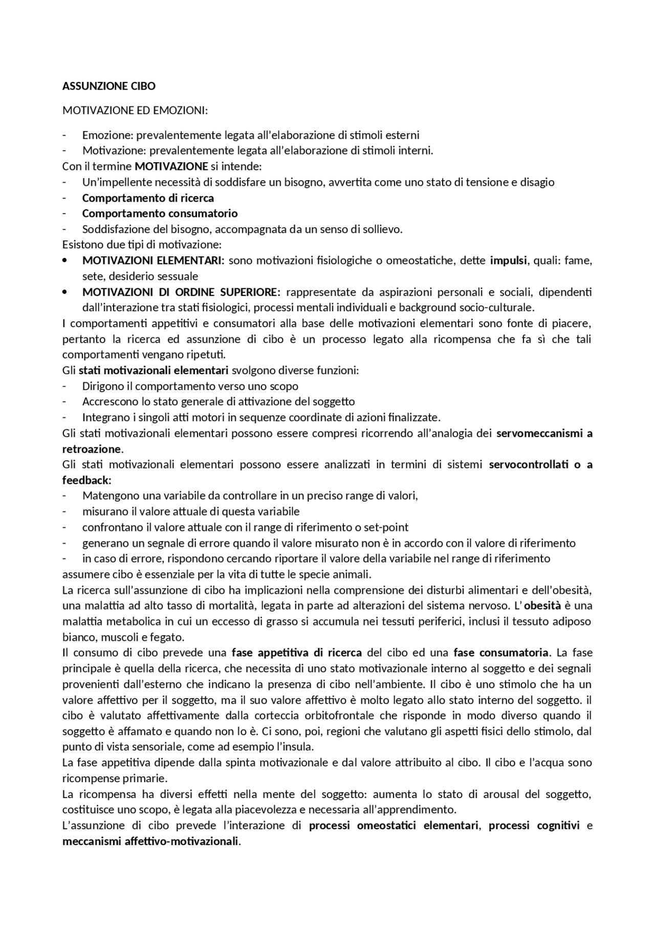 Appunti Neuroscienze Cognitive E Sociali Di Pellegrino Docsity