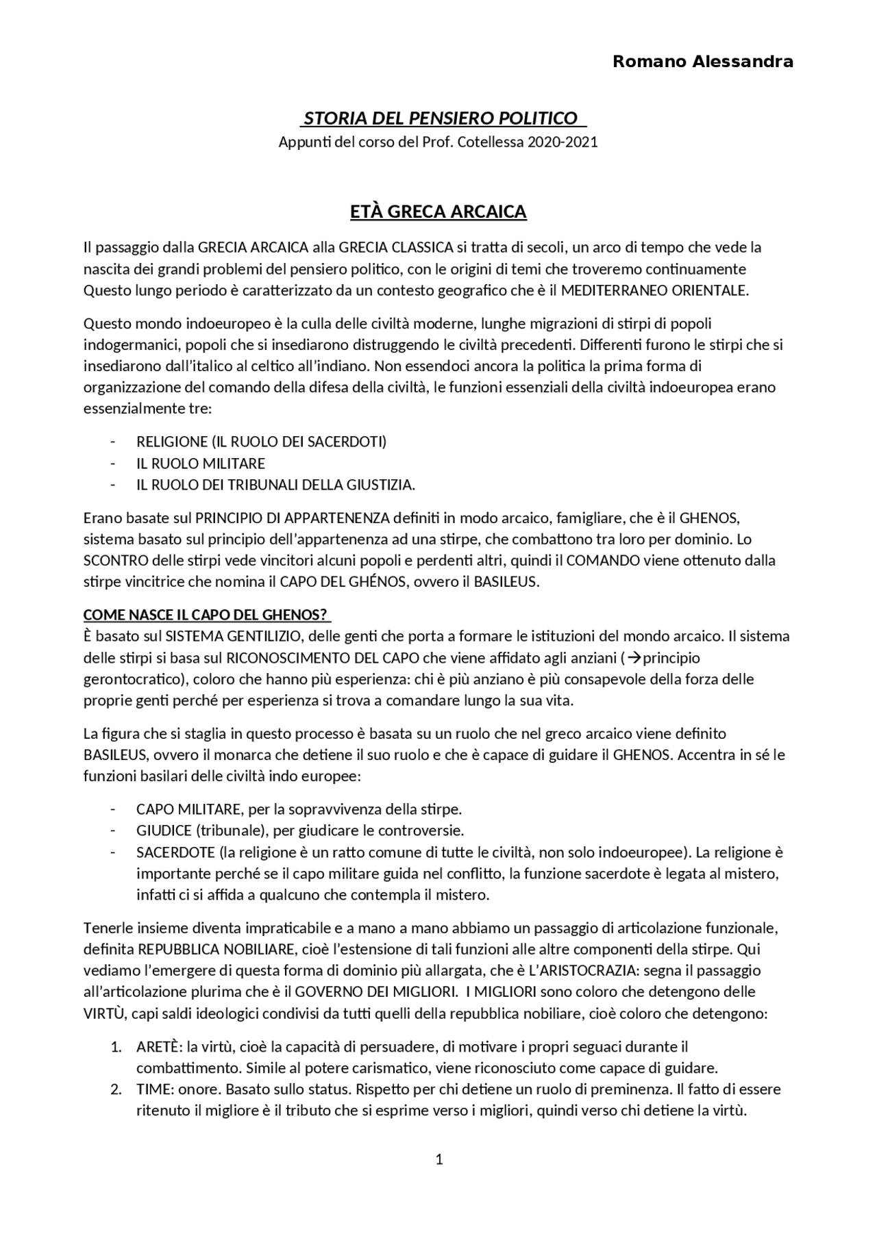 Appunti Completi Di Storia Del Pensiero Politico Docsity