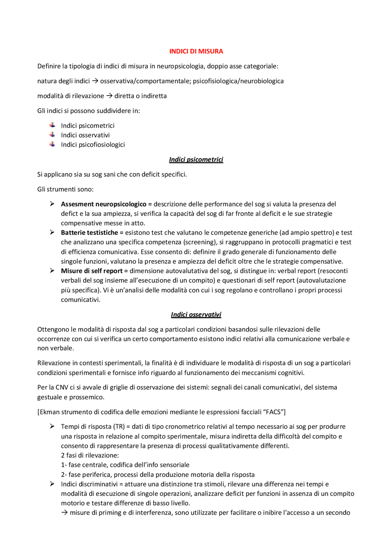 Psicofisiologia E Neuroscienze Cognitive Docsity